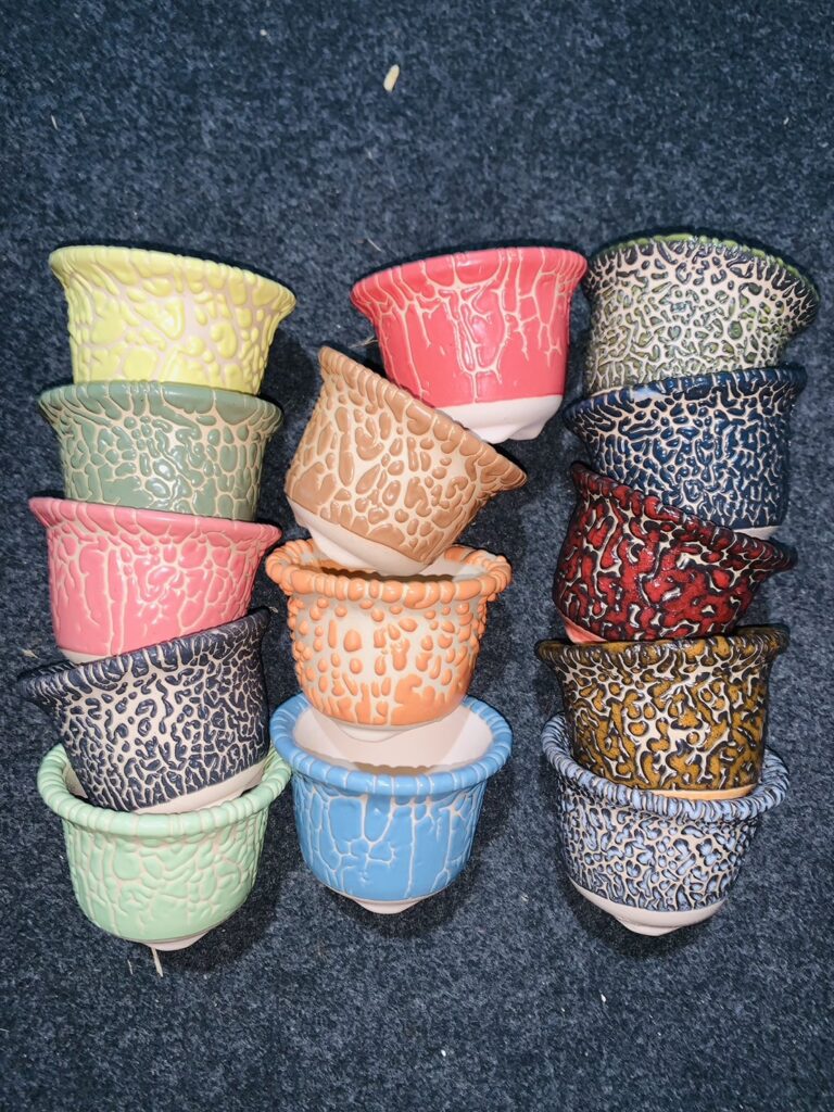 Pot Ceramic Lava Series (Size 3.4″) – Cactus Plant Nursery